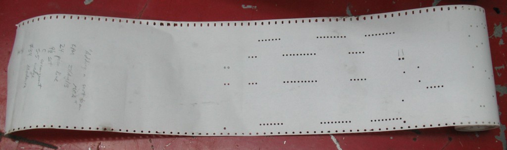 Putting the air tower back onto my Monotype caster – the Papertrail