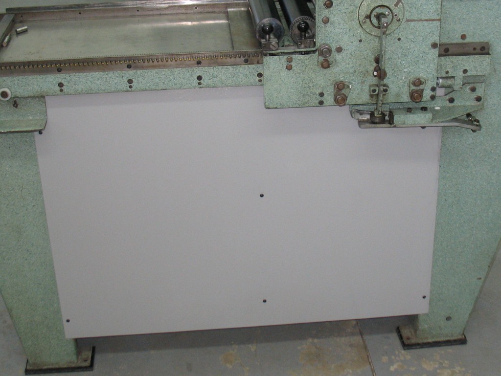 Putting a back on the Challenge Proof Press – the Papertrail